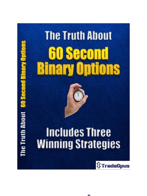 60 Second Binary Options Strategy The Complete Guide Pdf Option Finance Put Option