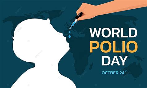 World Polio Day Diagnosis Infection Poster Vector Diagnosis Infection