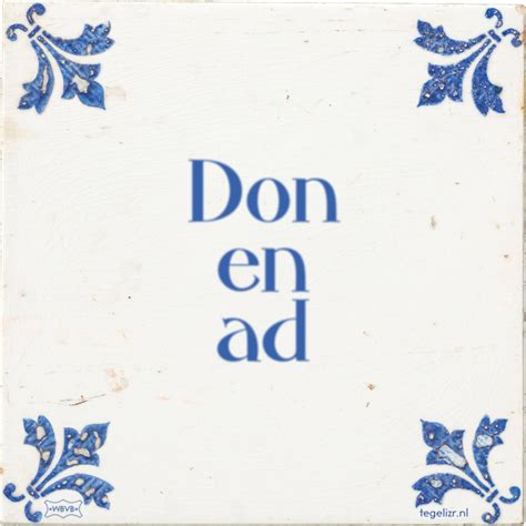 Don En Ad Online Tegeltjes Bakken Wbvb Rotterdam
