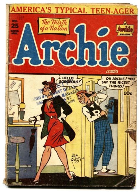 Archie Comics Golden Age Comic Spicy Cover Comic Books Golden Age Archie Comics