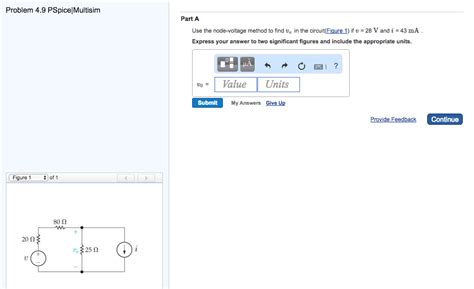 Solved Use The Node Voltage Method To Find V In The Chegg