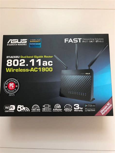 Asus Router Rt AC68U Computers Tech Parts Accessories Networking On Carousell