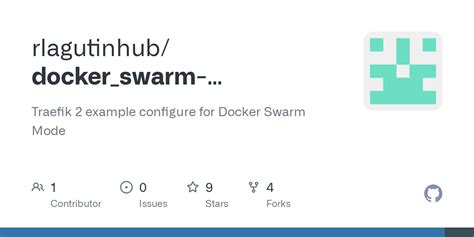 GitHub Rlagutinhub Docker Swarm Mode Traefik2 Example Traefik 2