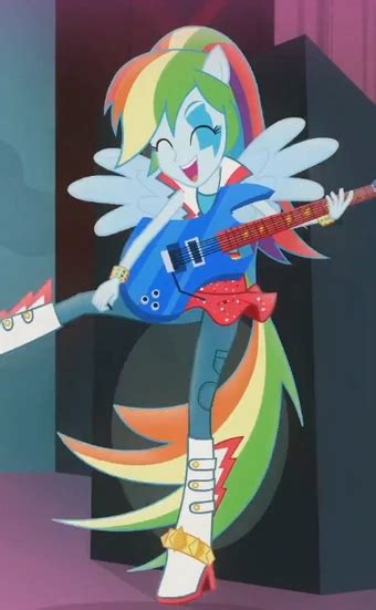 Regla Del Rainbow Dash Humano