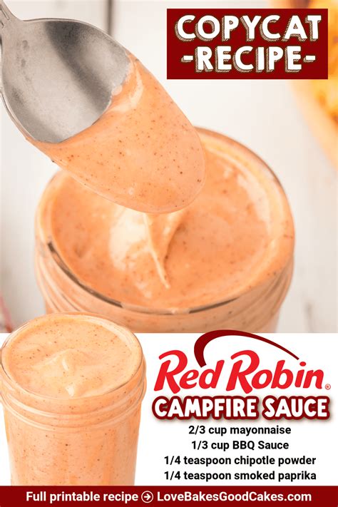 Copycat Red Robin Campfire Sauce Love Bakes Good Cakes