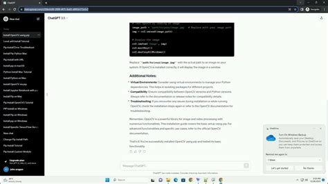 How To Install Opencv Pip Youtube How To Install Opencv Pip Youtube