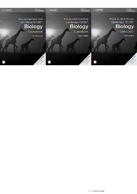 Cambridge Igcse Biology Pdfcoffee Com