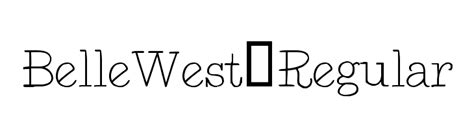 BelleWest-Regular Font - FFonts.net