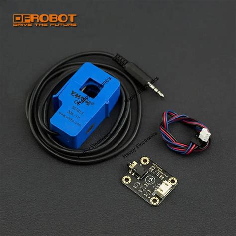 Dfrobot Gravity Series Analog Ac Current Sensor Range 0~20a Include Probe Adapter Module 3