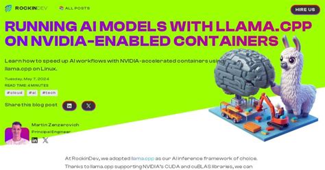 Rockindev On Linkedin Running Ai Models With Llamacpp On Nvidia Enabled Containers