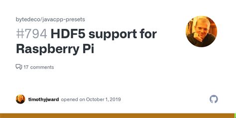 hdf5 support for raspberry pi · issue 794 · bytedeco javacpp presets