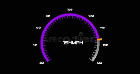 Speedometer Showing 105 Mph With Purple And Gray Gradient Image Stock Image Image Of Gradient