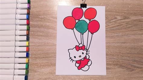 رسم سهل وكيوترسم هيلو كيتيكيفية رسم كيتيطريقة رسم هيلو كيتي خطوة