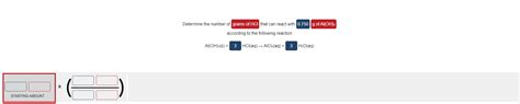 Solved Determine The Number Of Grams Of HCl That Can React Chegg Com