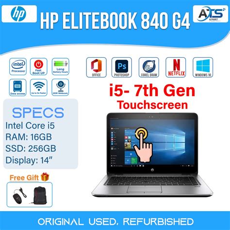 Hp Elitebook G Core I Th Gen Touch Screen Gb Ram Gb Ssd Win Pro Laptop