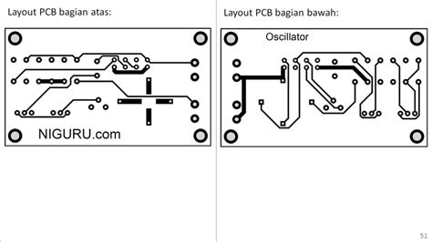 Osilator Kristal Dengan Penguat Transistor Dan Dual Mosfet Include Pcb Niguru Indonesia