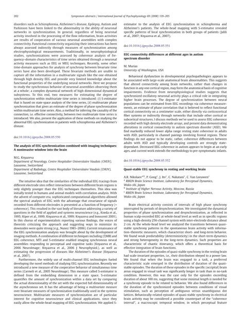 Pdf Eeg Connectivity Differences At Different Ages In Autism Spectrum