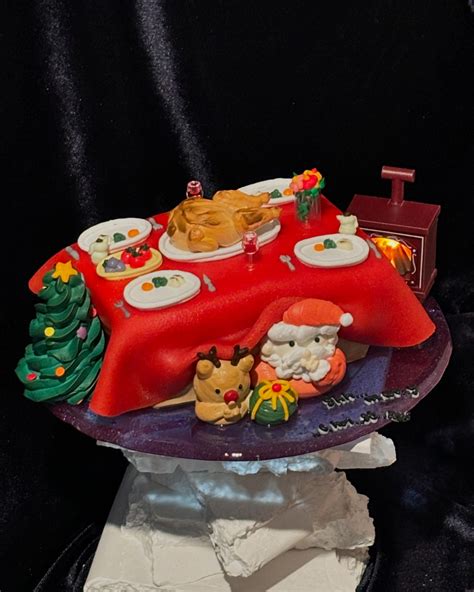 체리오오체리 🍒잠실레터링케이크 And 당일케이크 And 딸기케이크🍒 Christmas Cake🎄 첫번째 모두들 쉬이잇 도착시간을 잘못맞춘 신입산타에오 🤫 신입산타가