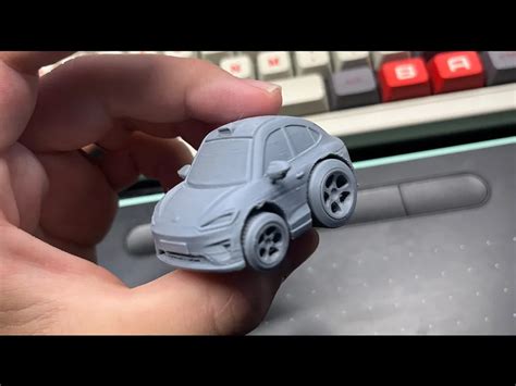 Xiaomi Yu7 Articulated Assemblable Toy Car No Glue Needed Multiple Colors Supported By 雪山的造物