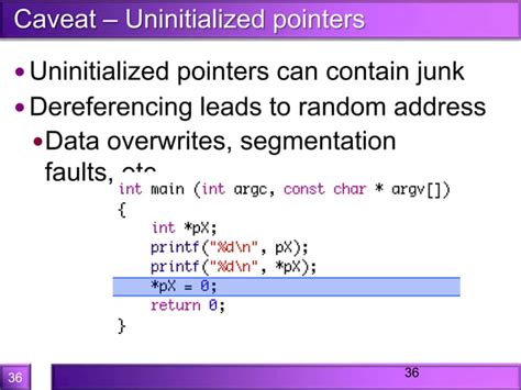 introduction to pointers and memory management in c ppt
