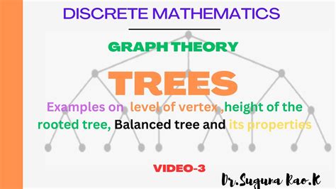 Discrete Mathematicsgraph Theorytrees3 Youtube