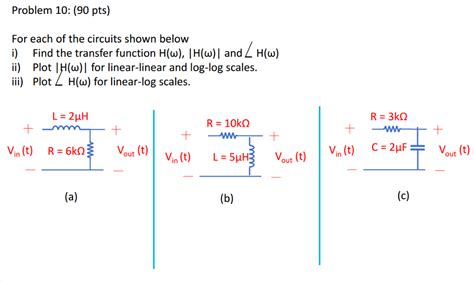 Solved For Each Of The Circuits Shown Below I Find The