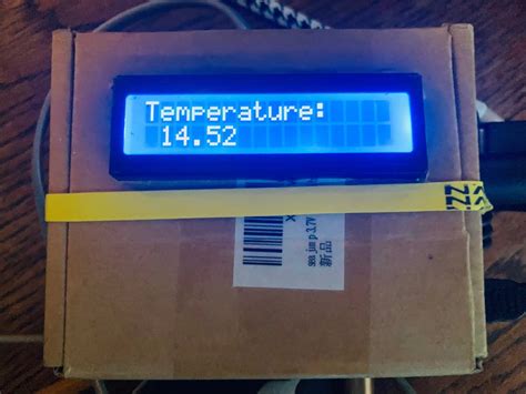 Arduino Temperature Display With Thermistor