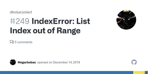 indexerror list index out of range · issue 249 · dbolya yolact · github
