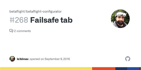 Failsafe Tab Issue Betaflight Betaflight Configurator GitHub