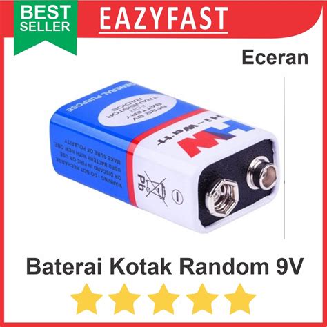 Jual Baterai Kotak 9v 9 V Volt Hw Hi Watt Batu Batre Bukan Abc Alkaline
