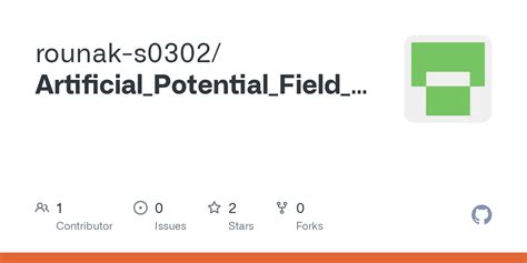 Github Rounak S0302artificialpotentialfieldalgorithmfor