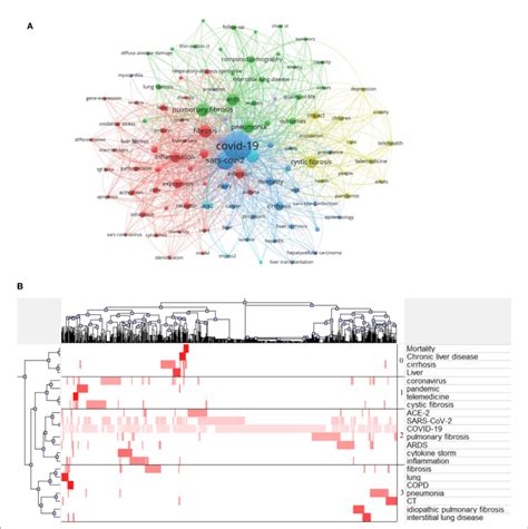 Figure Topmost Keywords A A Network Of Most Frequent Keywords Was