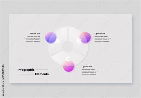 3 Step Workflow Infographic Stock Template Adobe Stock