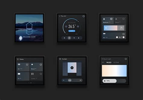 智能中控开关面板，智能开关面板套转， 花瓣网