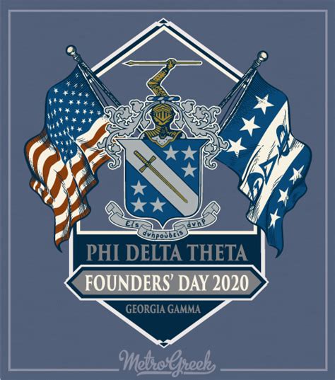 6067 Phi Delta Theta Founders Day Shirt Greek Shirts
