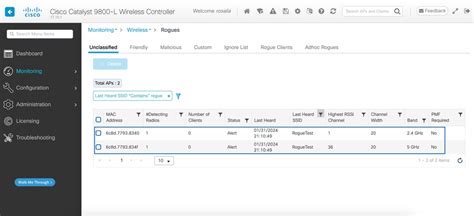Identify And Locate A Rogue AP Client On Wireless Controllers Cisco