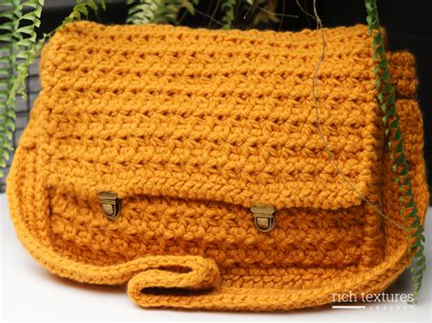 Crochet Satchel Pattern Free Crochet Handbag Pattern Savannah Handbag