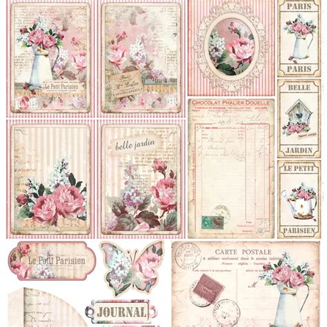 빈티지 정원 스티커 공예 및 스크랩북 스티커 어린이 장난감 책 장식 스티커 Diy 문구 Aliexpress