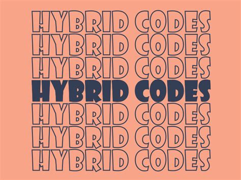 Hybrid Codes Svg Cut File Graphic By Dreamdraft Co · Creative Fabrica