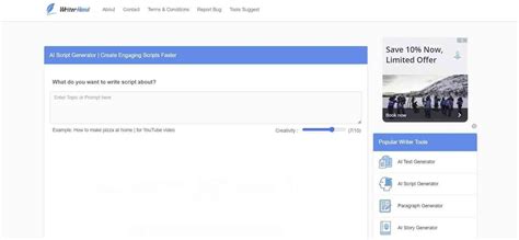 Top 10 Ai Script Generators 2025