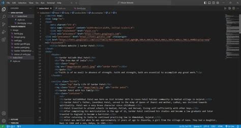 Sunil Gurjar On Linkedin Codsoft Html Css Tribute Website