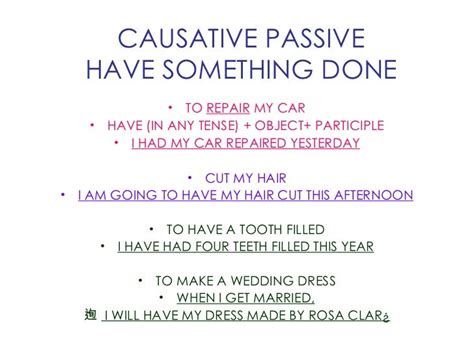 Causative Passive