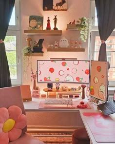 Small Desk Setup Ideas Pinterest