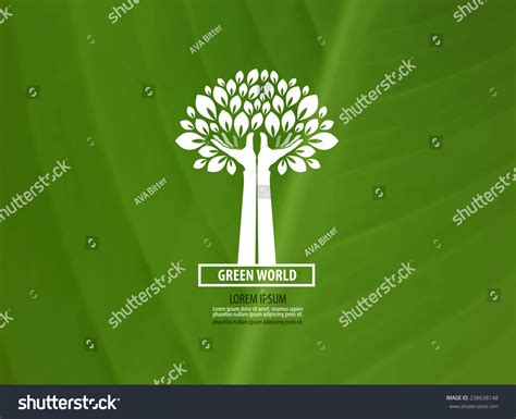 Tree Vector Logo Template Garden Ecology Stock Vector Royalty Free Shutterstock