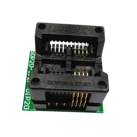 Io Adpsoic8 1 27 Sop8 Soic8 So8 1 27mm Pitch Programming Socket Adapter At Rs 280 In Ghaziabad