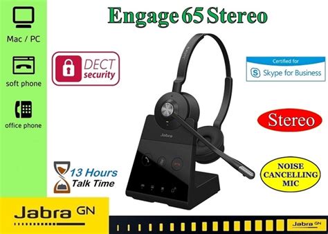 Tai Nghe Jabra Engage Stereo Ch T L Ng Gi T T