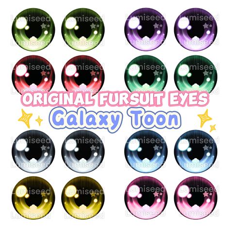 Printable Fursuit Eye Pack Digital Download Kemono Style Fursuit Eyes