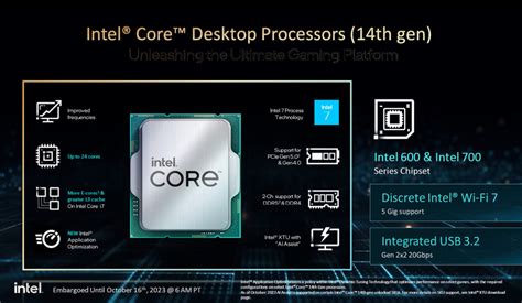 Prosesor Intel Core Generasi Ke 14 Dirilis Makin Kencang Dengan Kecepatan 6 GHz Jagat Review