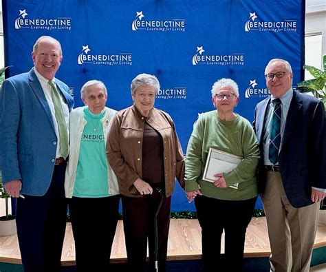 Benedictine Celebrates Sr Jeannette Award Winner And All Nominees