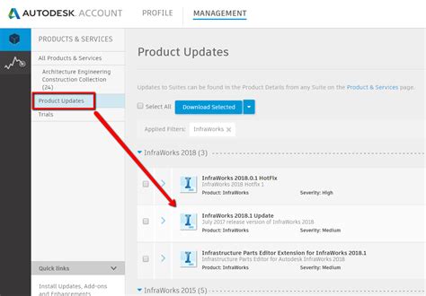 How To Upgrade To The Latest Infraworks Version